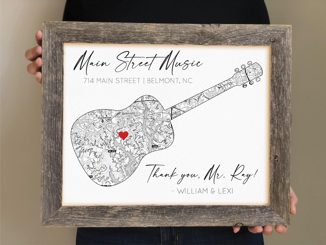 Thank You Gift for Guitar Teacher- Gifts of Appreciation for Music ...