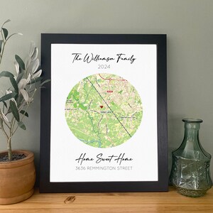 Personalized Housewarming Gifts, Personalized Home Map, First Home Gift ...