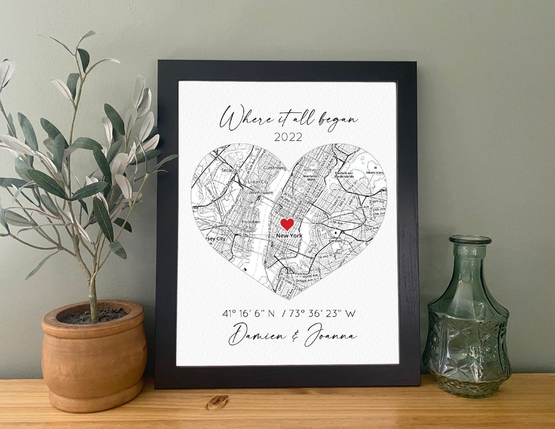 First Date Gift Our First Date Memory the Night We Met Date - Etsy