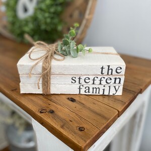 You Me and the Dogs Stamped Book Stack- Dog Lover Gift for New Home ...