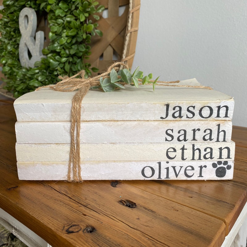 Rustic Books - Etsy