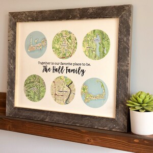 Family Vacation Memories Map Gift for Dad- Meaningful Gifts for Dad ...