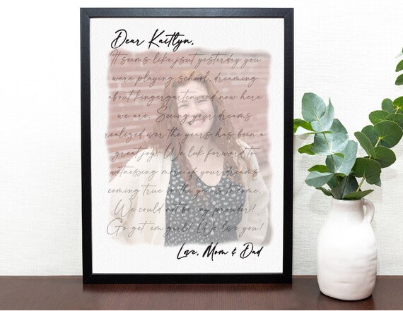 Graduation Gift for Daughter Graduation Party Picture Frame | Etsy