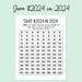 2024 Goal Tracker Printables | Debt Payoff Tetris, Exercise Habit ...
