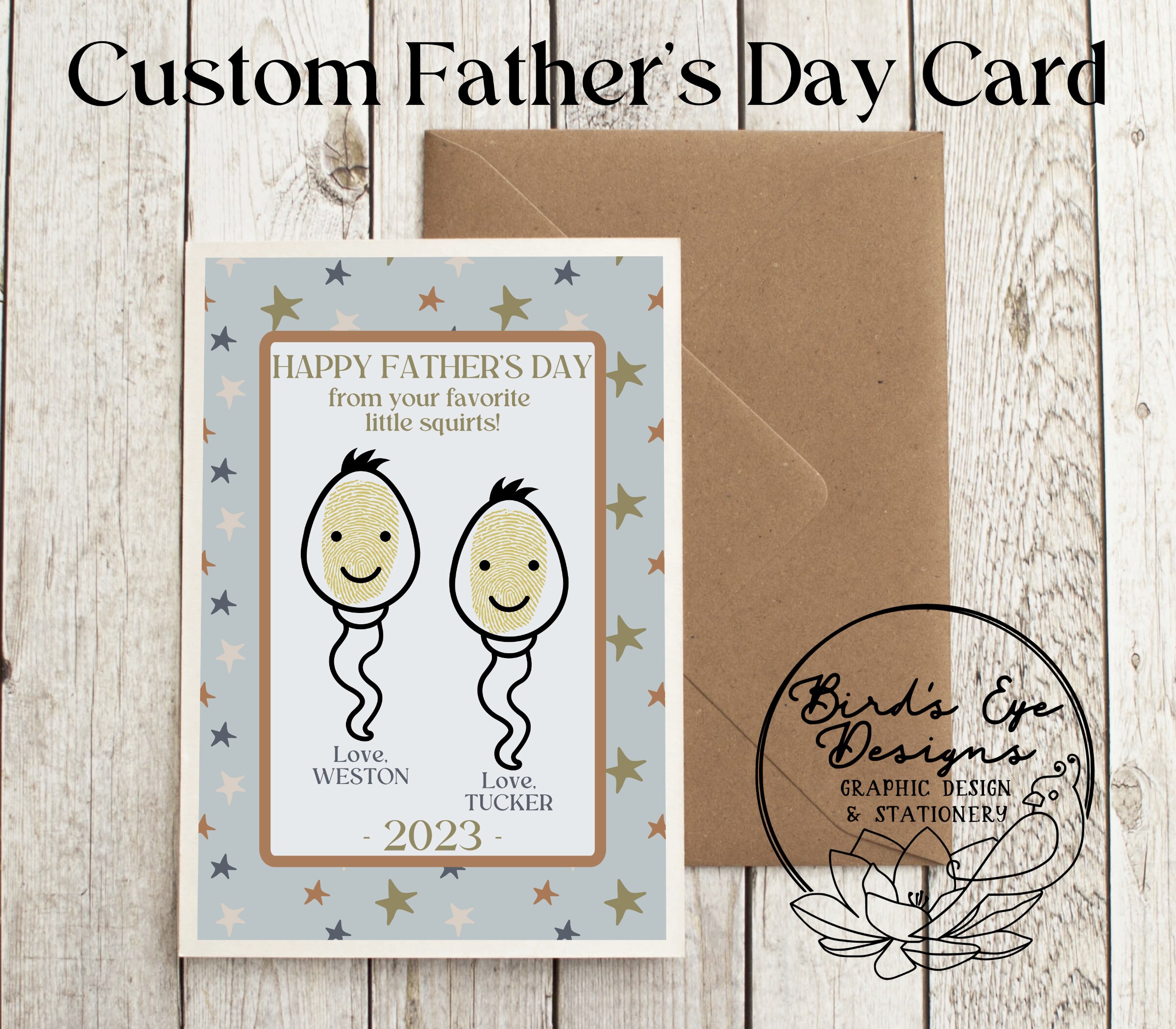 Digital FUNNY Father's Day Cards - Custom; DIY Print - Etsy