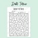 2024 Goal Tracker Printables | Debt Payoff Tetris, Exercise Habit ...