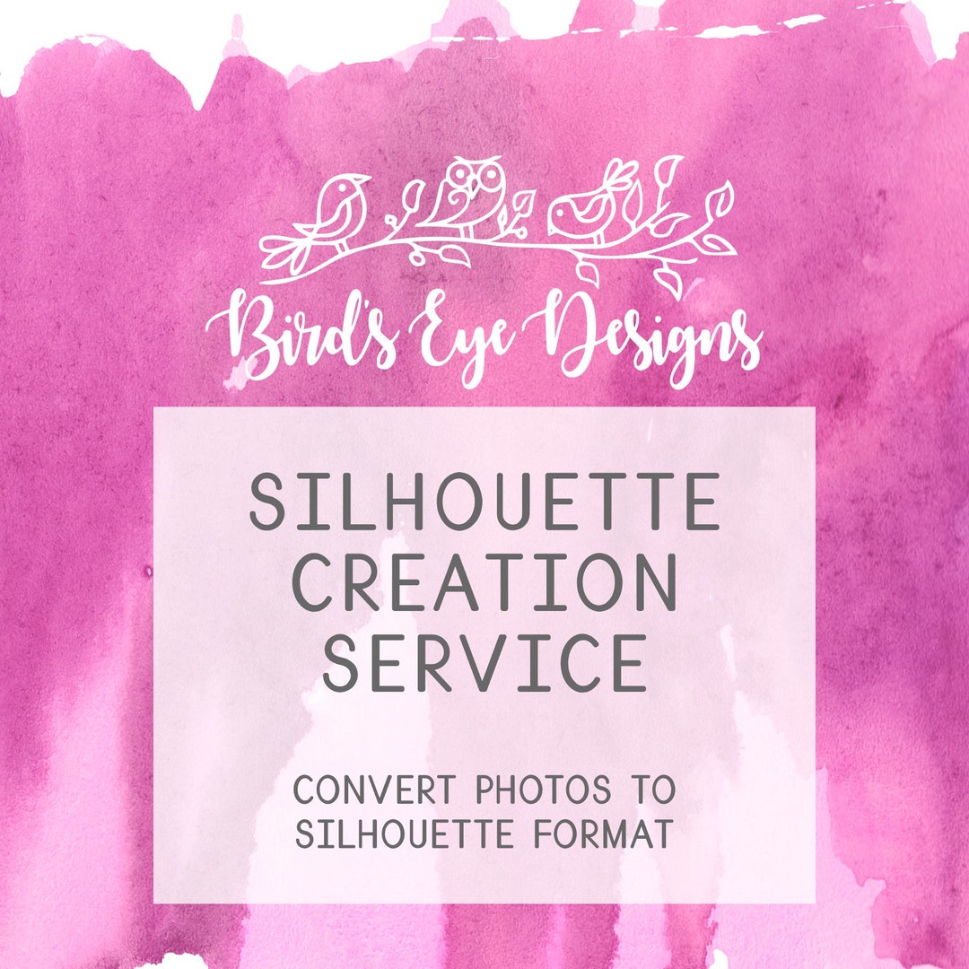 SILHOUETTE CONVERSION Service OR Print | Photo to Svg Convert ...