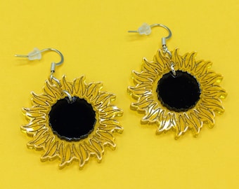 Solar Eclipse Acrylic Earrings - Etsy