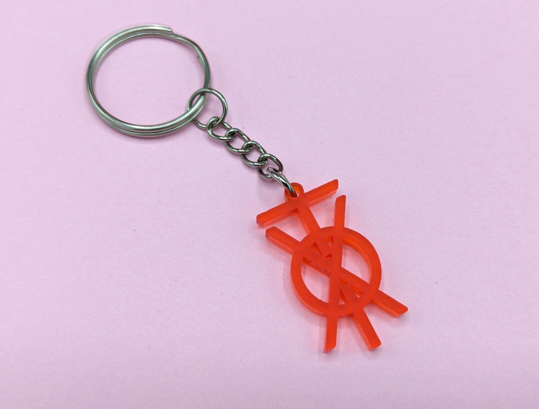 TVXQ Logo Red Acrylic Keychain Keyring, Cassiopeia Keychain, Bigeast ...