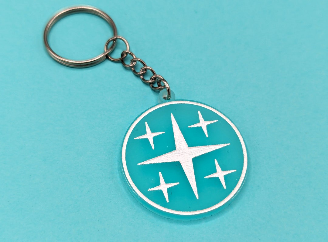 Shinee Five Stars Round Logo Acrylic Keychain Keyring, Shinee Fan ...