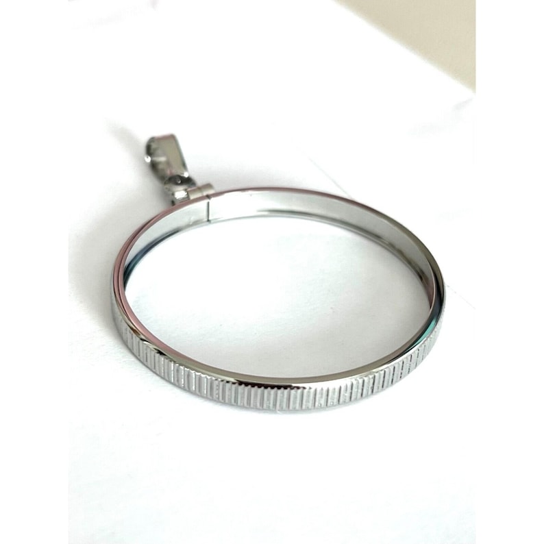 Coin Bezels 38mm Silver Dollars Morgan, Peace, Ike, Coin Edge Stainless ...