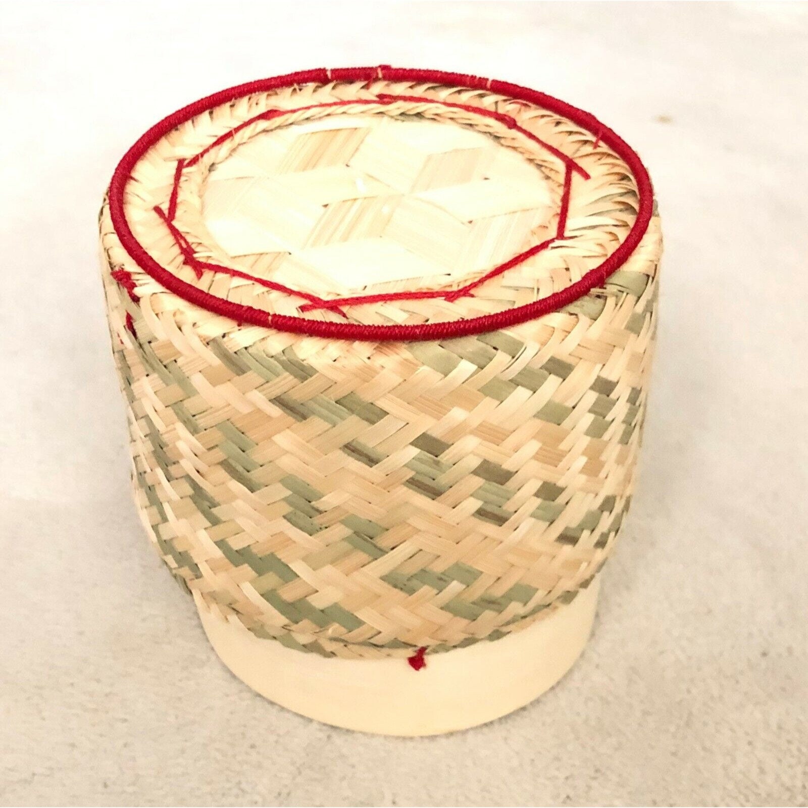 Thai Laos Bamboo Sticky Rice Basket. Medium Size USA Seller. 4.0 X 3.5 ...
