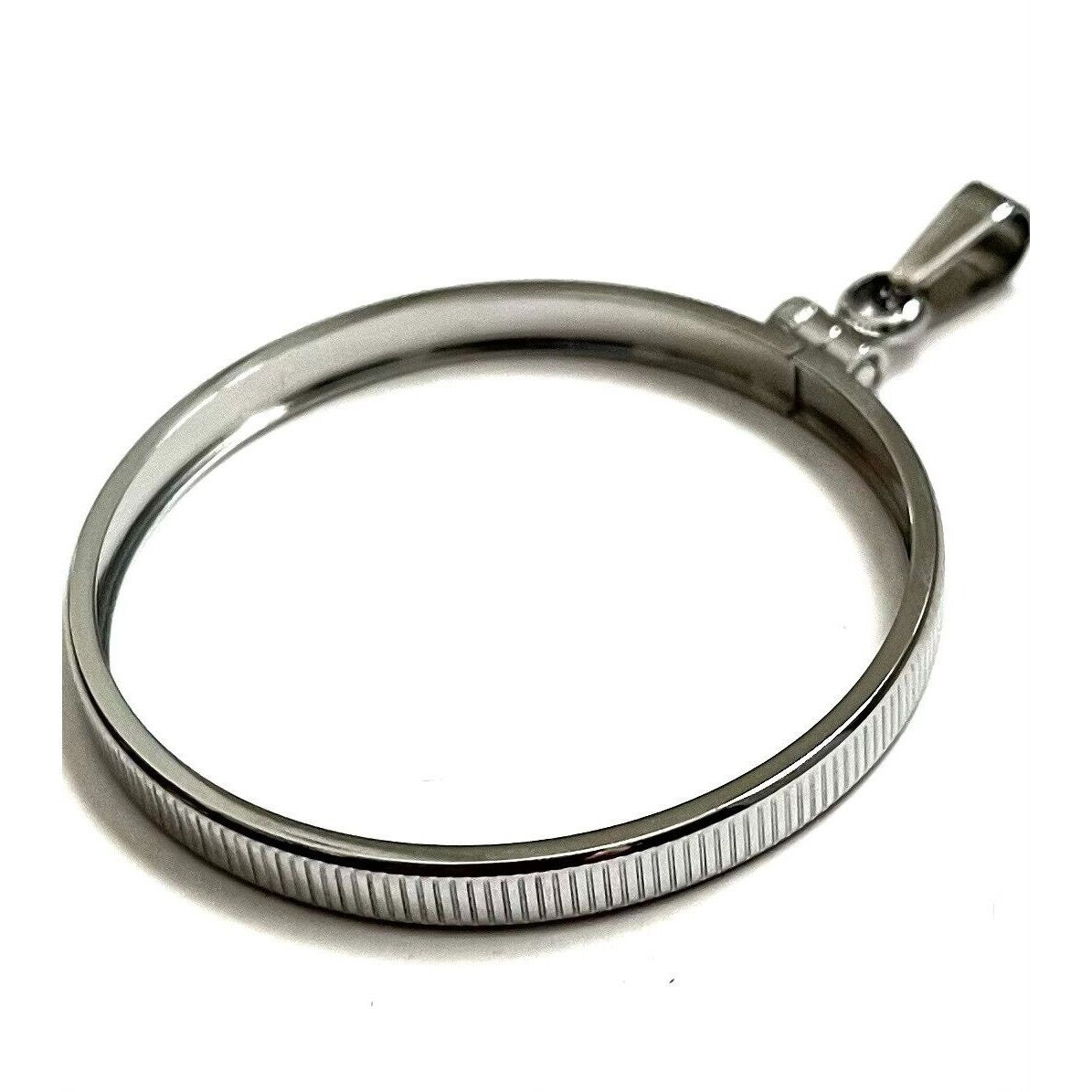 Coin Bezels 38mm Silver Dollars Morgan, Peace, Ike, Coin Edge Stainless ...