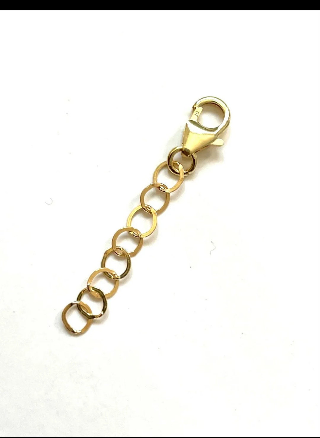 2” 14k Gold Filled Extender /safety Chain Necklace Bracelet Spring Lock ...