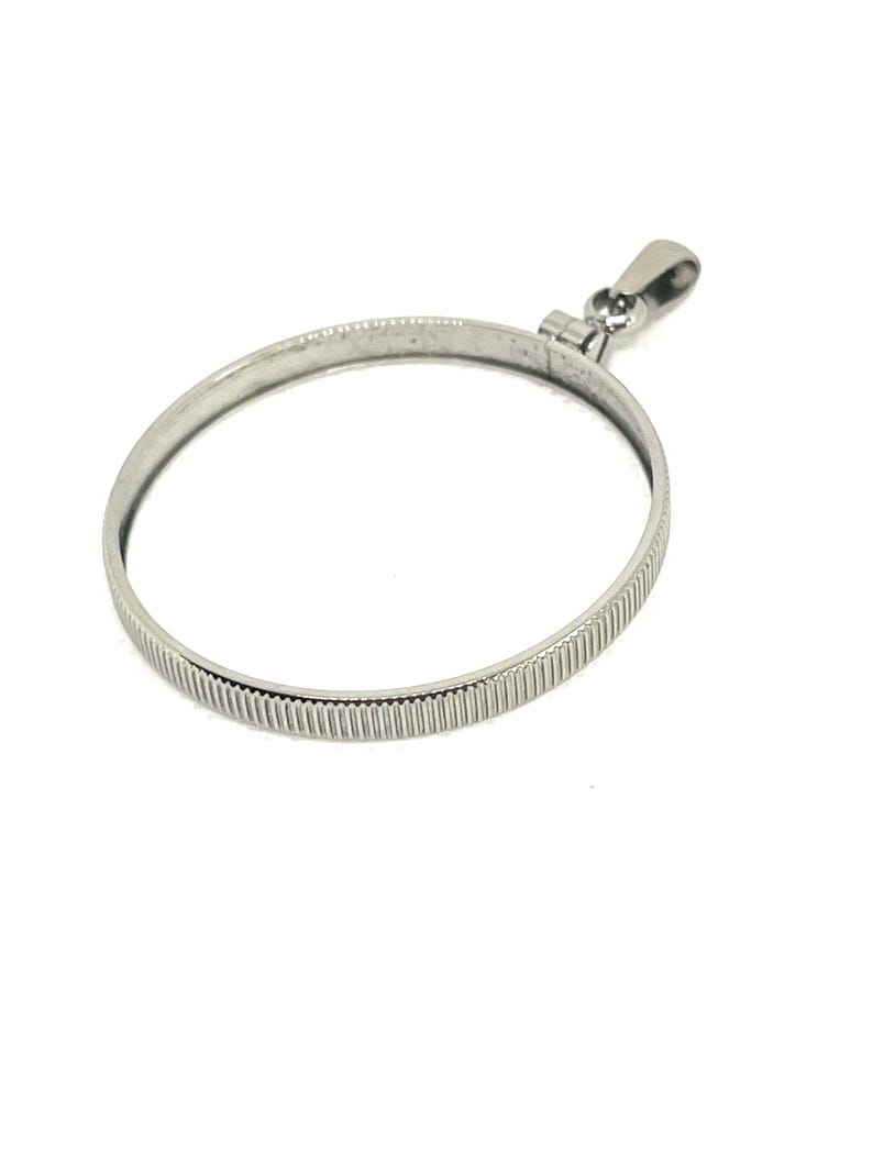 Coin Bezels 38mm Silver Dollars Morgan, Peace, Ike, Coin Edge Stainless ...
