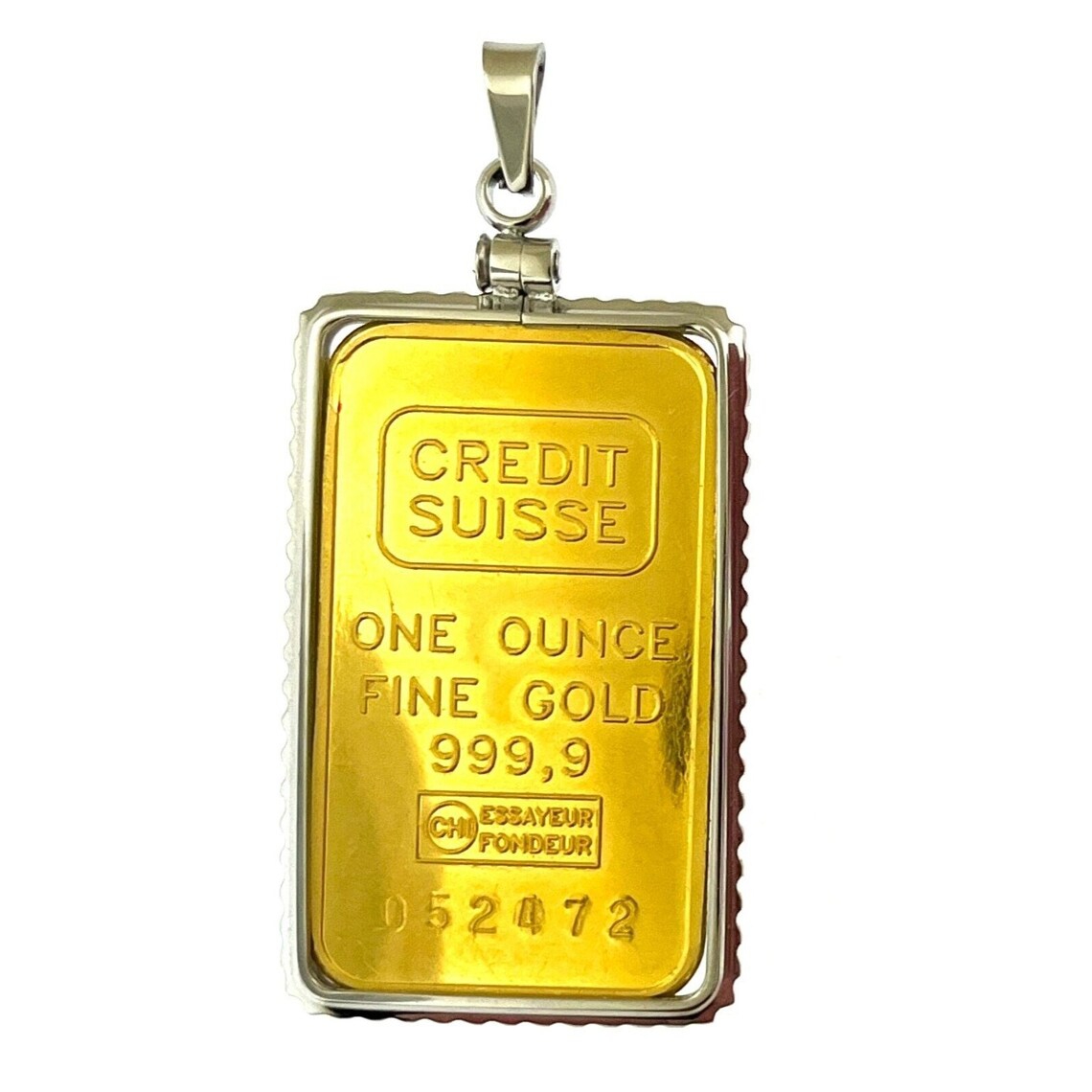 Stainless Steel Bezel Frame for 1 Oz Credit Suisse -pamp Lady Fortuna ...