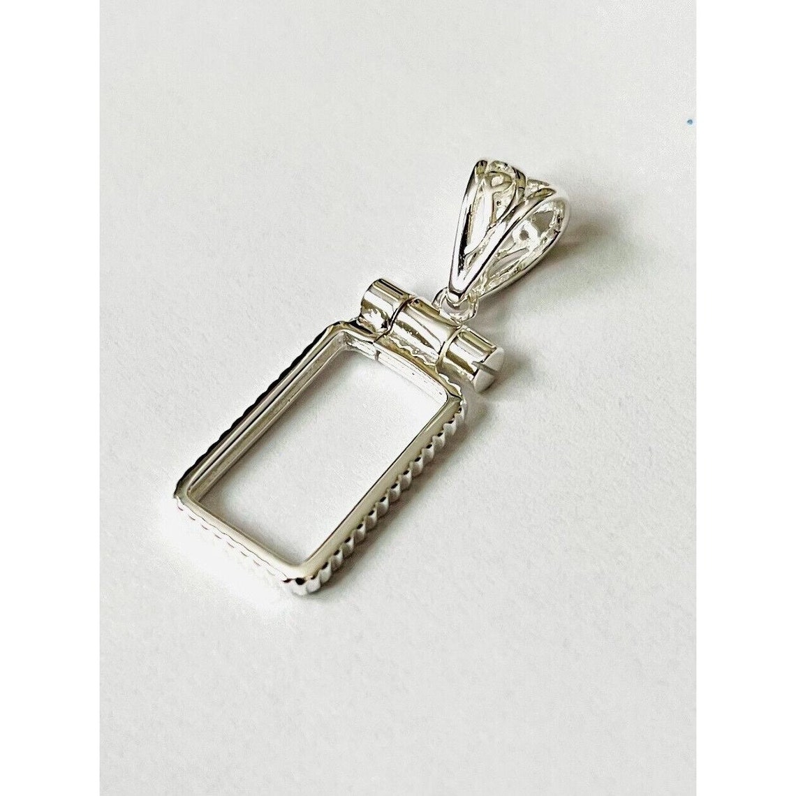 Sterling Silver Bezel Frame for 1 Gram PAMP Suisse Gold Bar – Lady ...