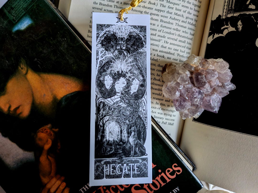 HECATE Hekate Triple GODDESS of Magick Greek Mythology Bookmark With ...