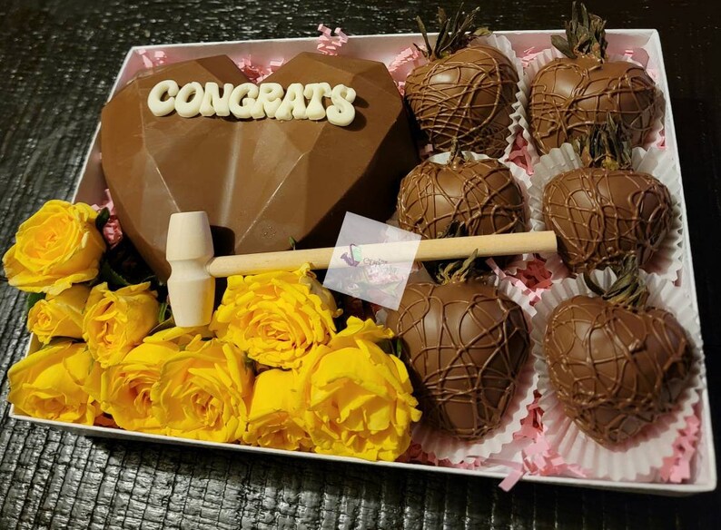 Breakable Chocolate Heart Treat Box all Occasions - Etsy