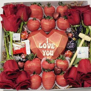 Breakable Chocolate Heart Treat Box (all Occasions) - Etsy