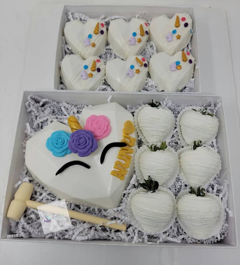 Breakable Chocolate Heart Treat Box (all Occasions) - Etsy