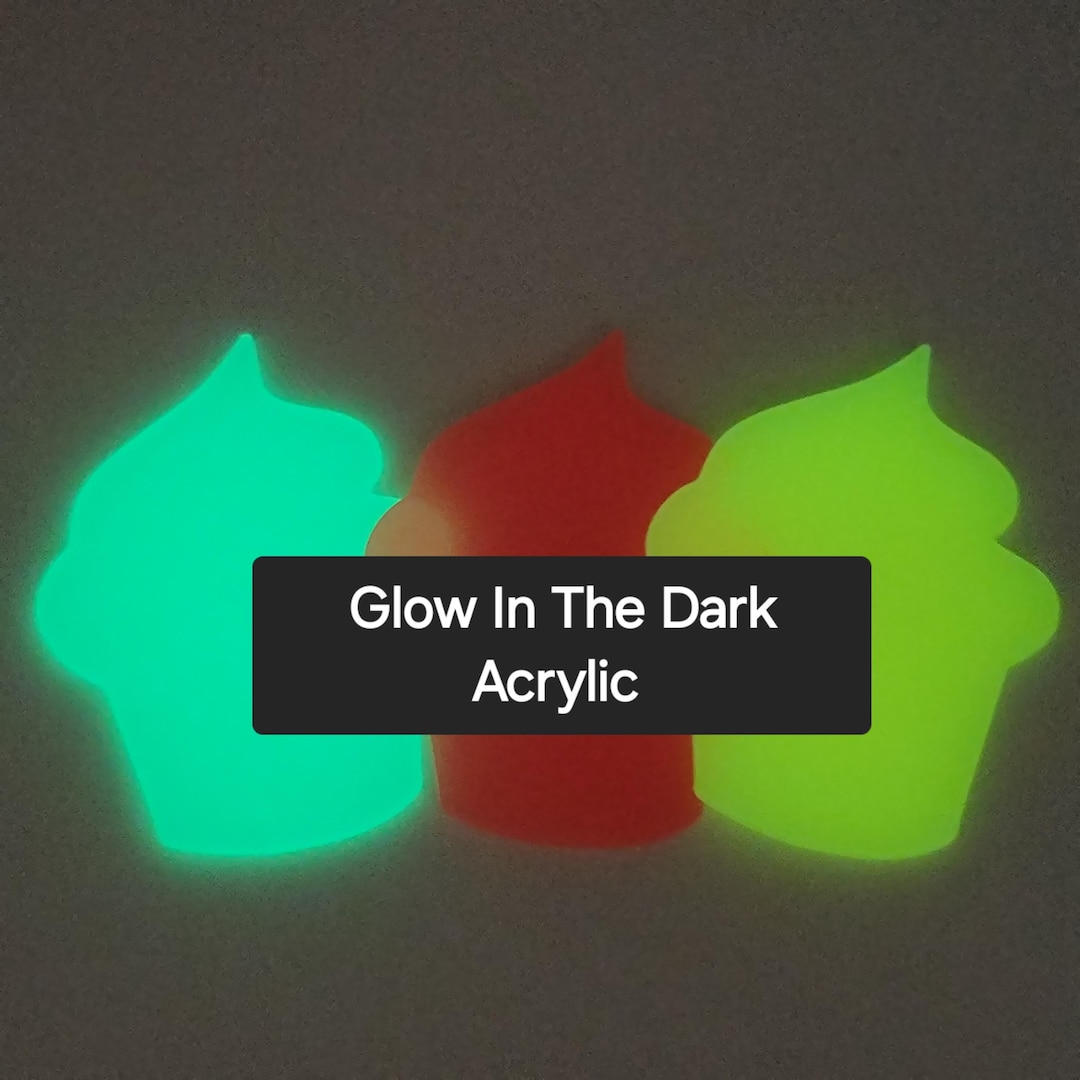 1/8" Glow in the Dark Acrylic Sheets - Etsy