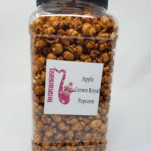 Gourmet Boozy Popcorn : Apple Crown Royal - Etsy