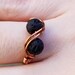 Lava Stone Wire Wrapped Ring Lava Rock Ring Wire Wrapped - Etsy
