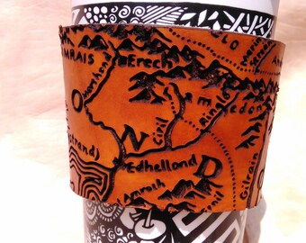 Engraved Middle Earth Map - Etsy