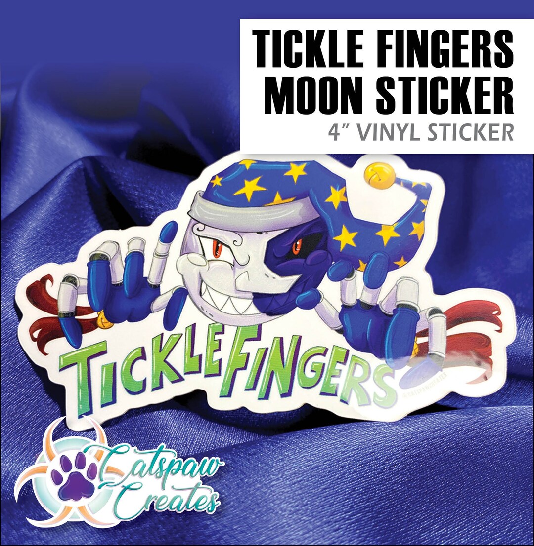 FNAF Moondrop Tickle Fingers Jump Scare Sticker Security Breach Moon ...