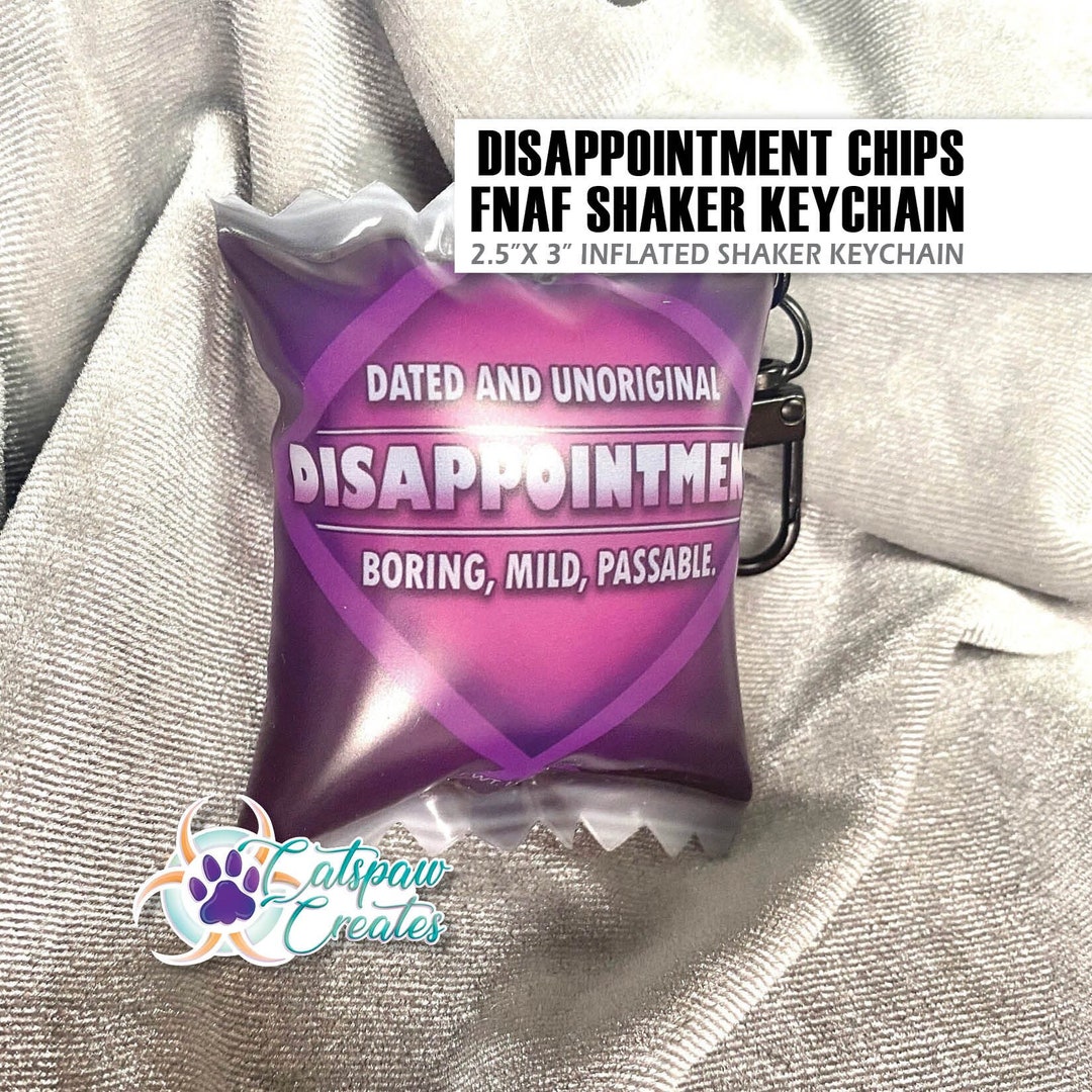 FNAF Disappointment Chips Bubble Shaker Keychain Charm - FNAF Help ...