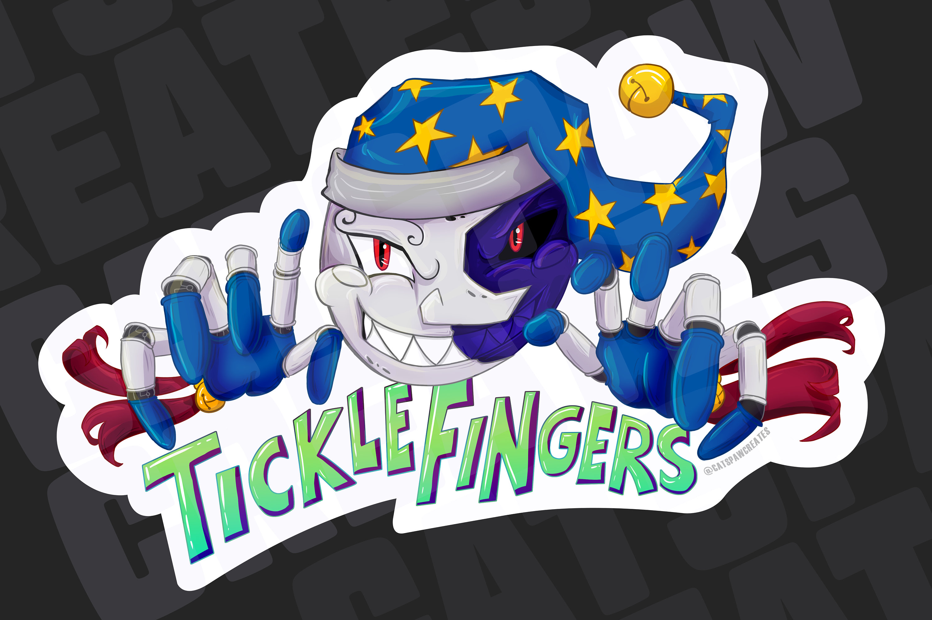 FNAF Moondrop Tickle Fingers Jump Scare Sticker Security - Etsy Canada