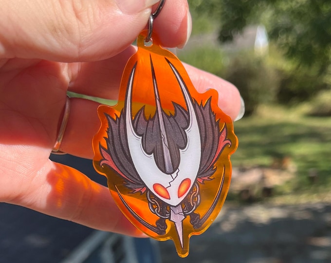 Hollow Knight Infection Transparent Orange Acrylic Keychain Charm | Fan ...