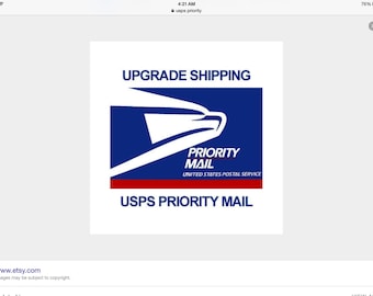 Priority Mail Upgrade - Etsy
