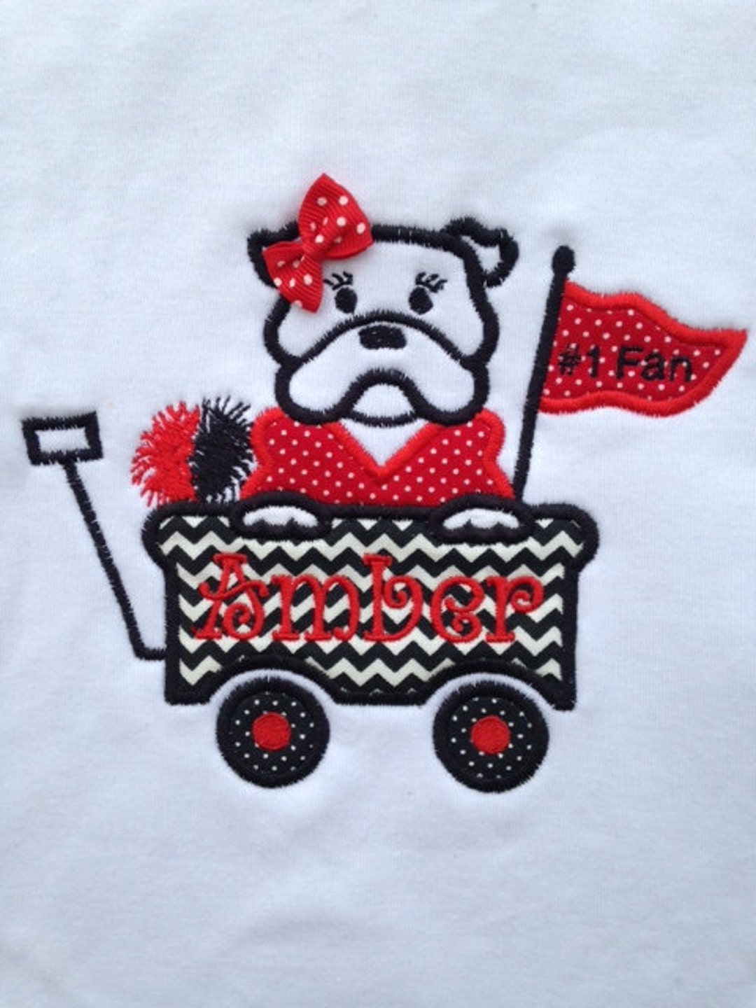Bulldog Wagon - Girl - Etsy