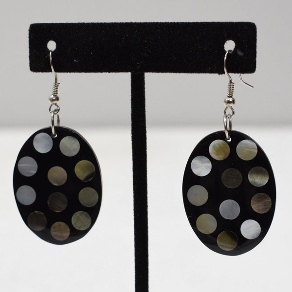 Black Shell Earrings - Etsy