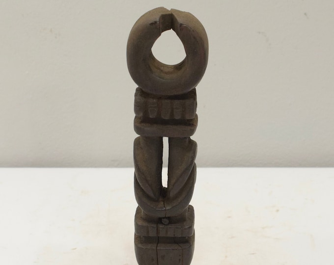 Nepal Churn Butter Handle Carved Wood Folk Art Nepal - Etsy
