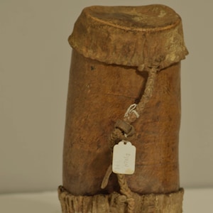 Honey Container African Kamba Cowhide Kenya Handmade Bee Honey Wood ...