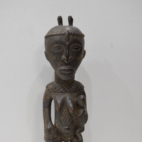 African Mother and Child Statue - Etsy