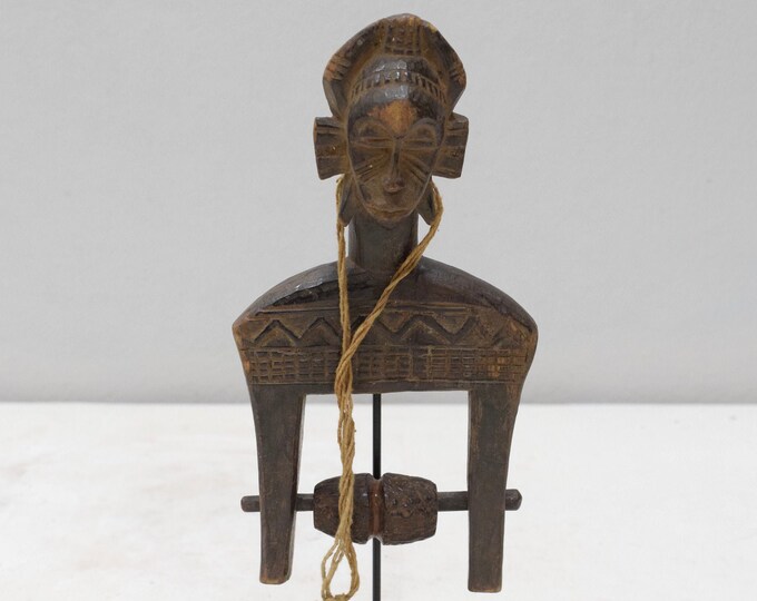 African Senufo Tribe Wood Hand Pulley - Etsy