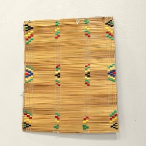 African Zulu Woven Embroidered Mats - Etsy