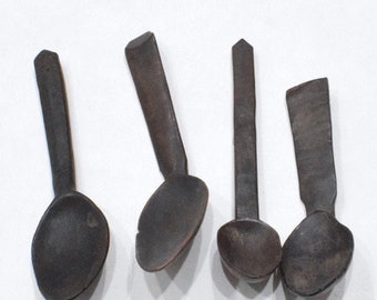 Philippines Ifugao Carved Wood 4 Piece Spoon Set - Etsy
