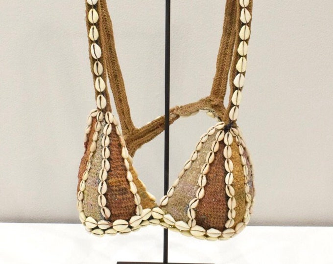Papua New Guinea Woven Plant Fiber Bilum Bra - Etsy