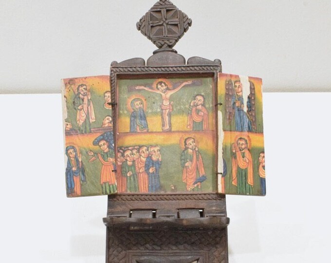 African Ethiopian Orthodox Wood Icon Bible Stand - Etsy