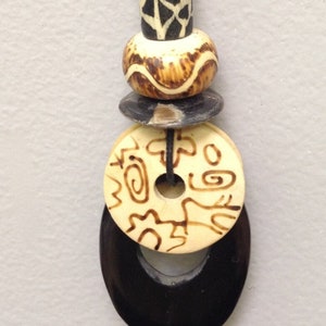 Philippine Natural Wood Cord Necklace - Etsy