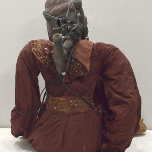 Burmese Puppet Folk Art Puppet Life Size Marionettes Wood Festivals ...