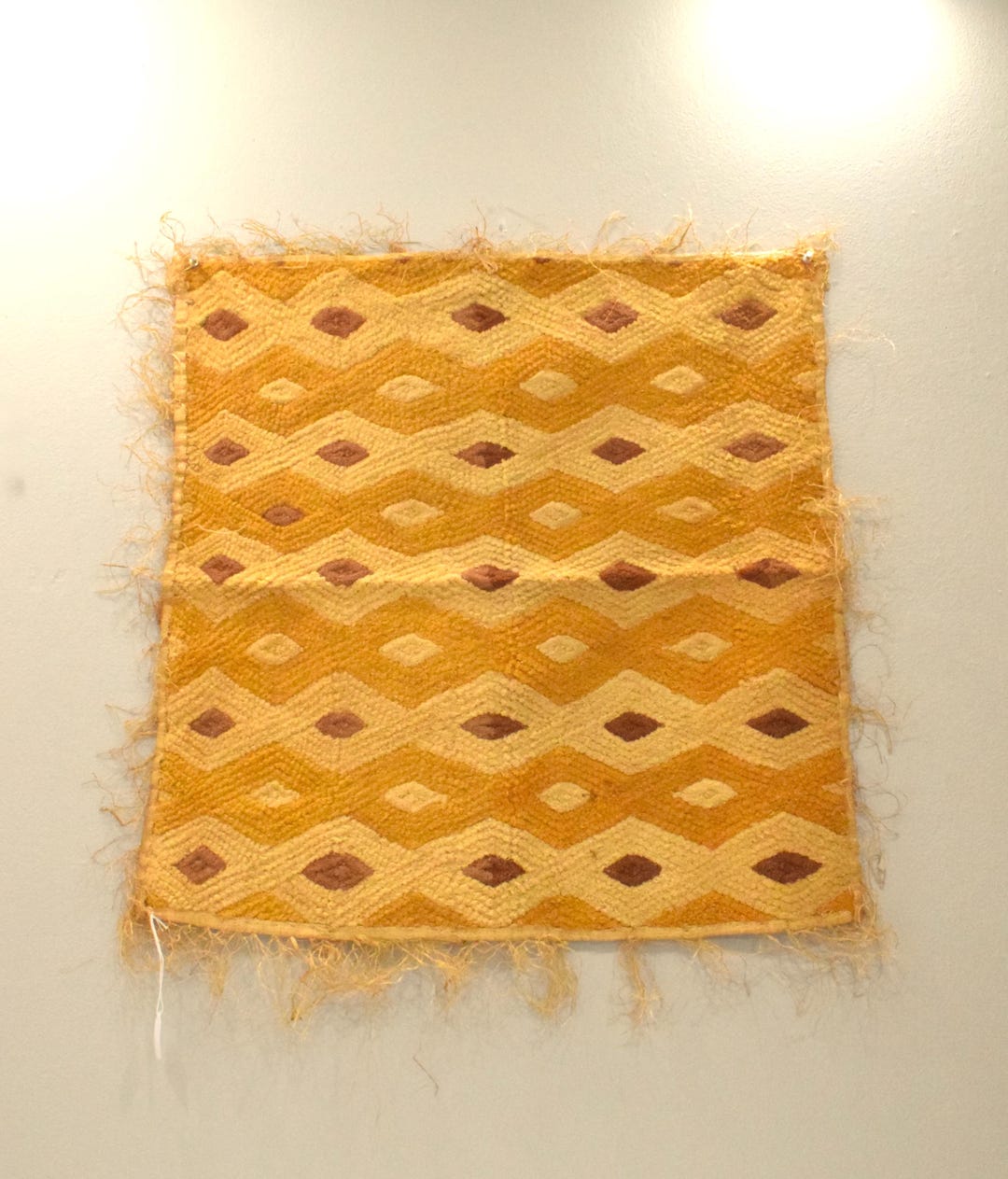 Kuba Cloth African Natural Woven Raffia Handmade Fabric Congo - Etsy