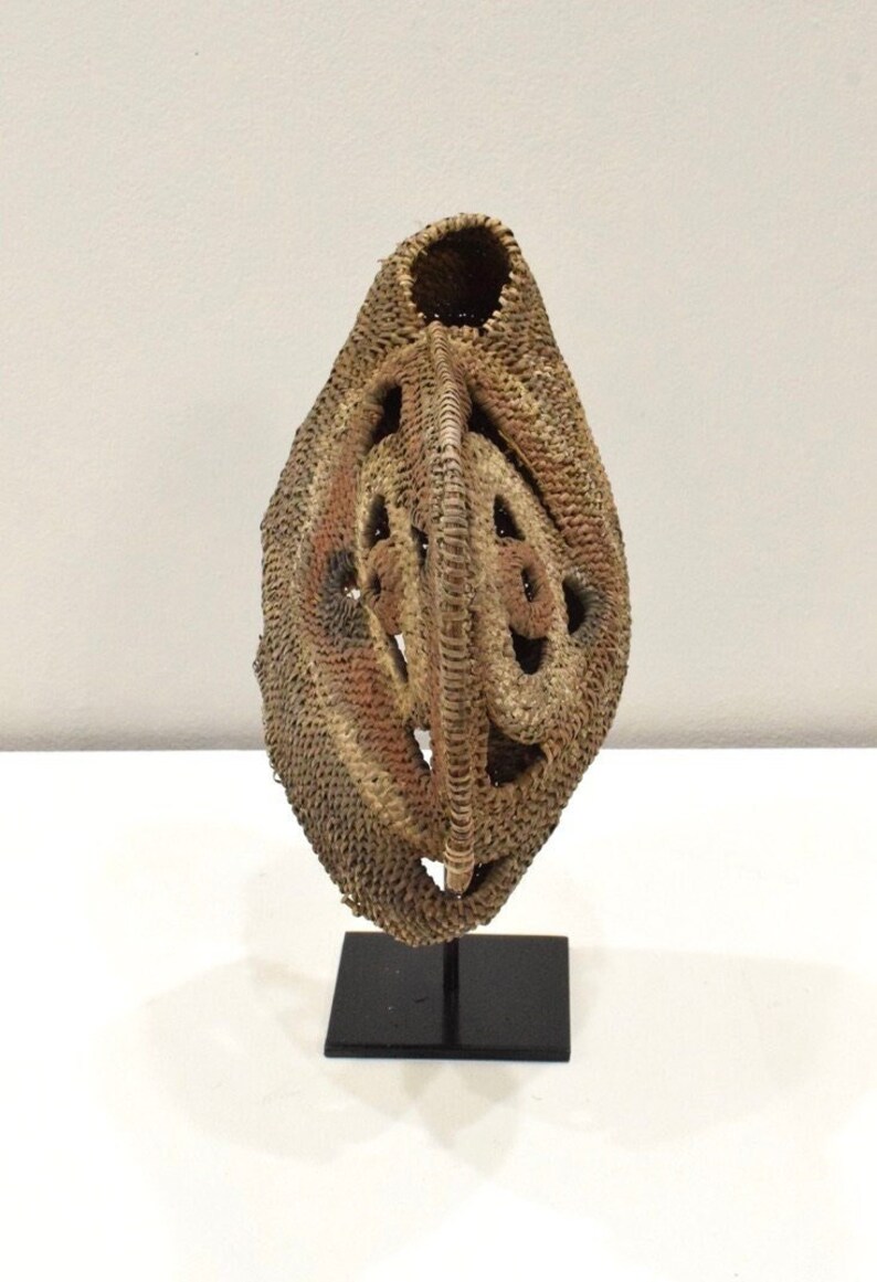 Papua New Guinea Abelam Woven Yam Mask - Etsy