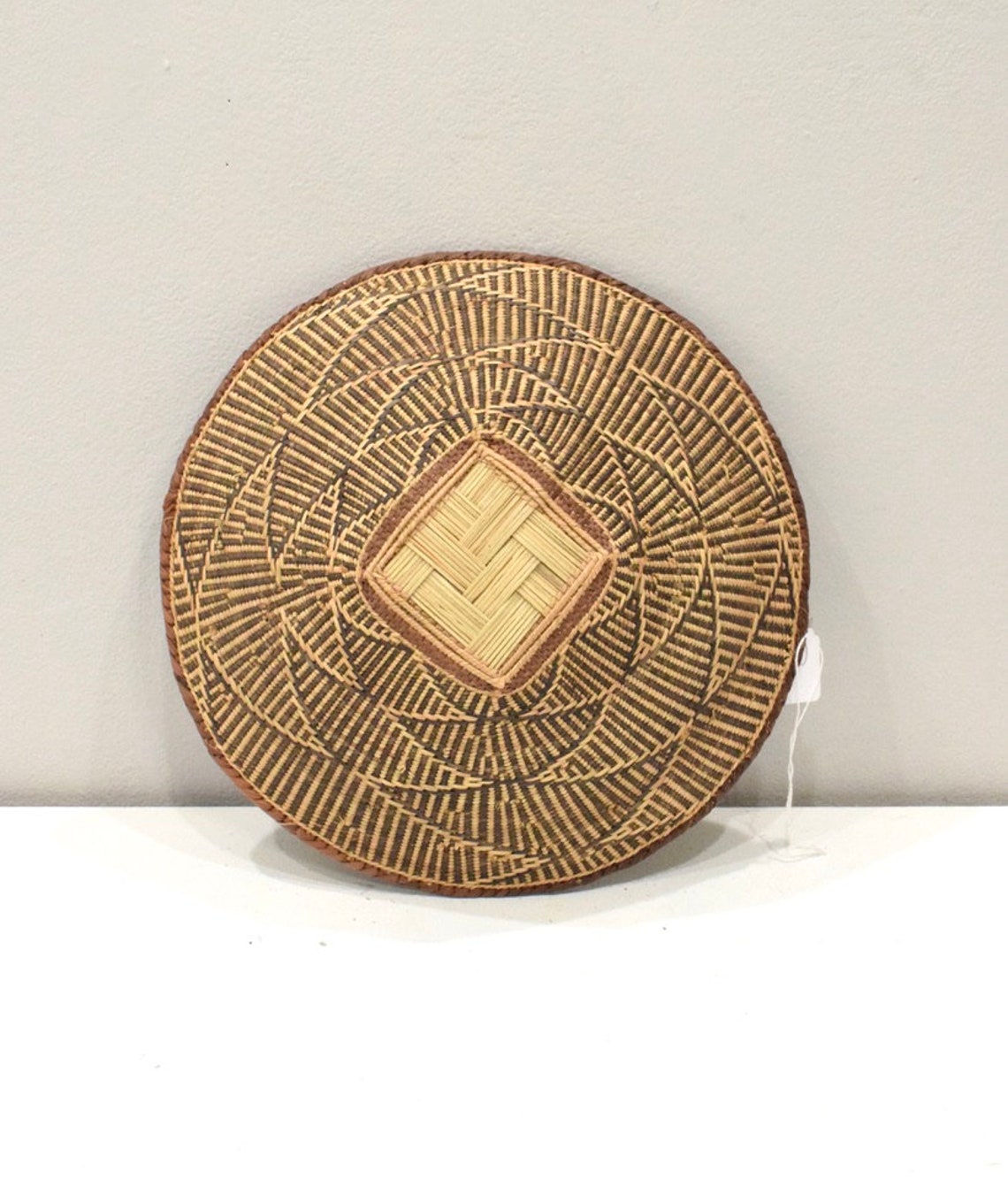 African Tonga Grass Woven Basket Zimbabwe - Etsy