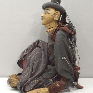 Burmese Puppet Folk Art Puppet Life Size Marionettes Wood Festivals ...